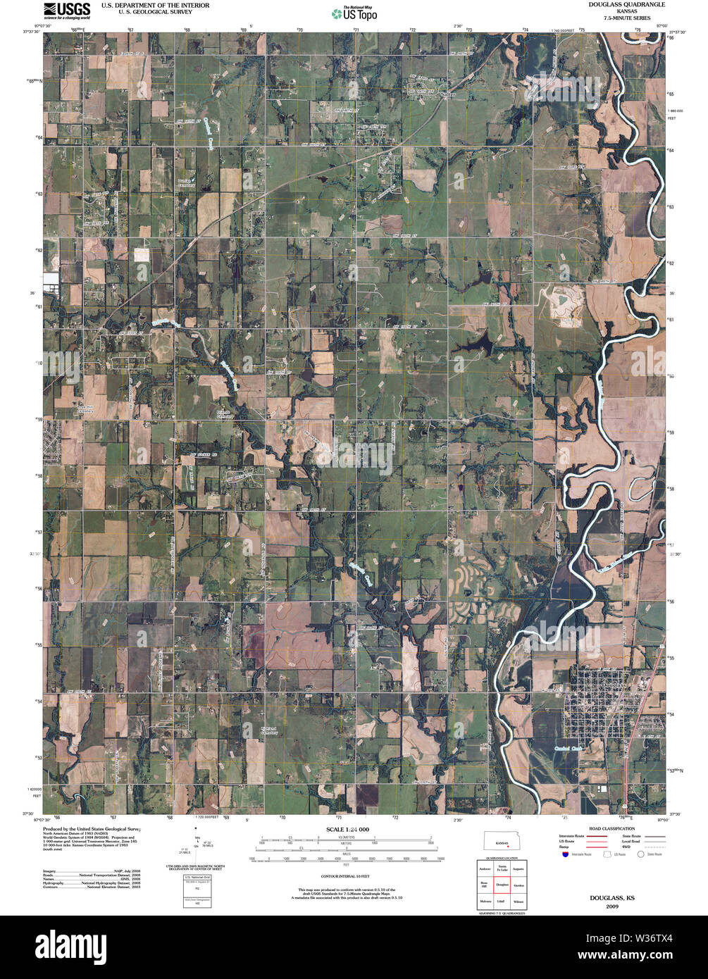 Map of douglass hi-res stock photography and images - Alamy