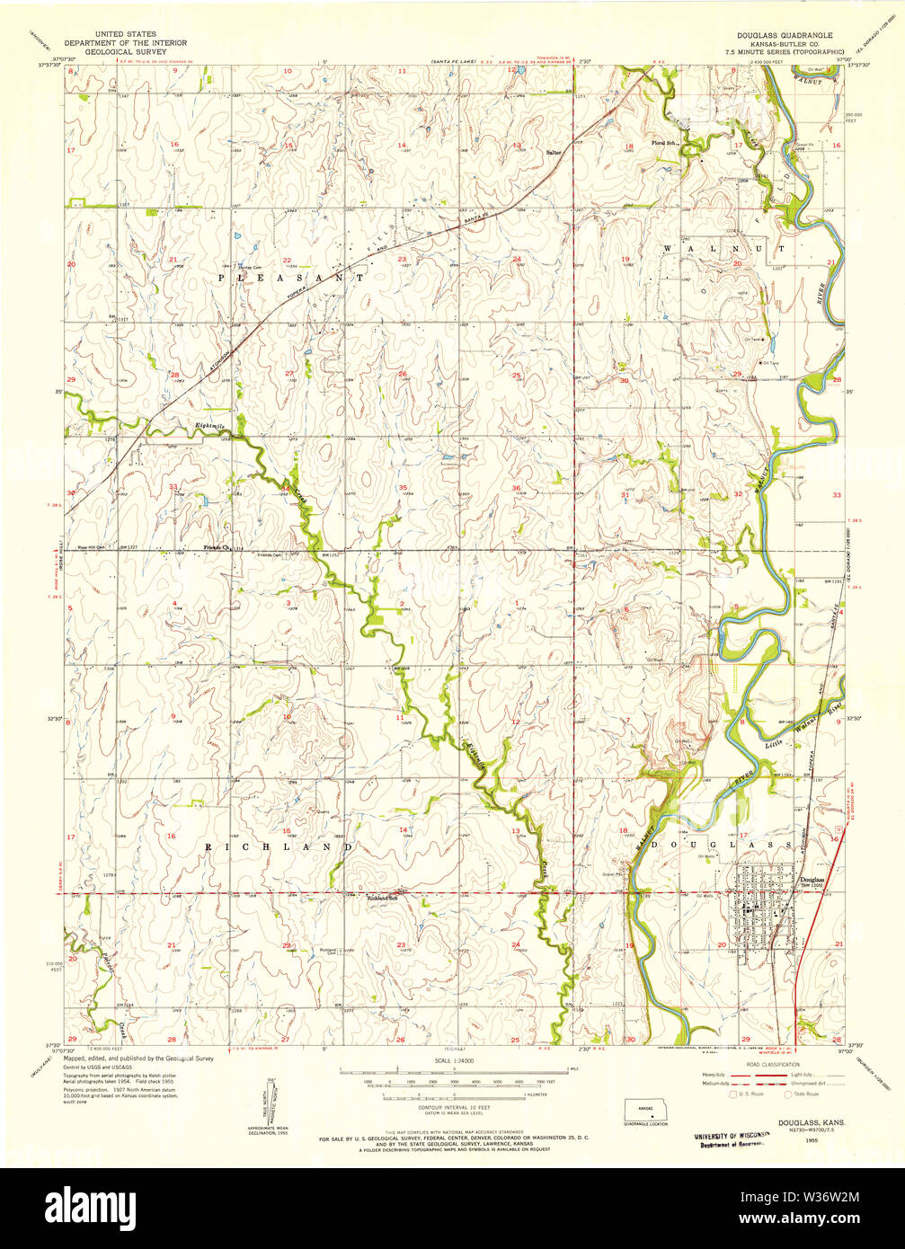 Map of douglass hi-res stock photography and images - Alamy