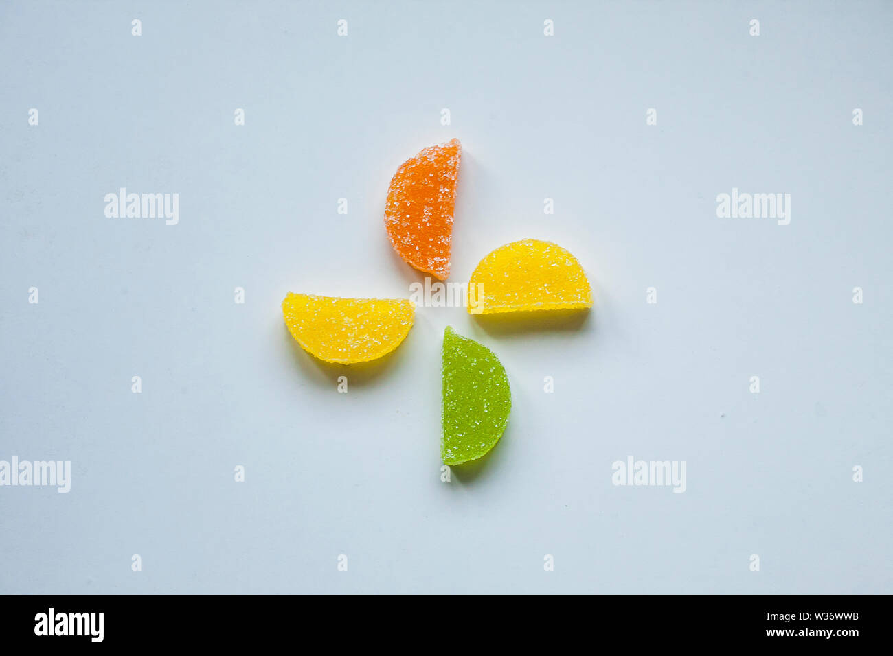 Four Sugar candies Stock Photo - Alamy