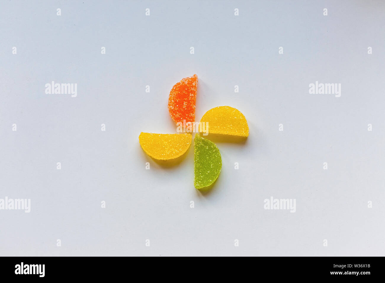 Four Sugar candies Stock Photo - Alamy