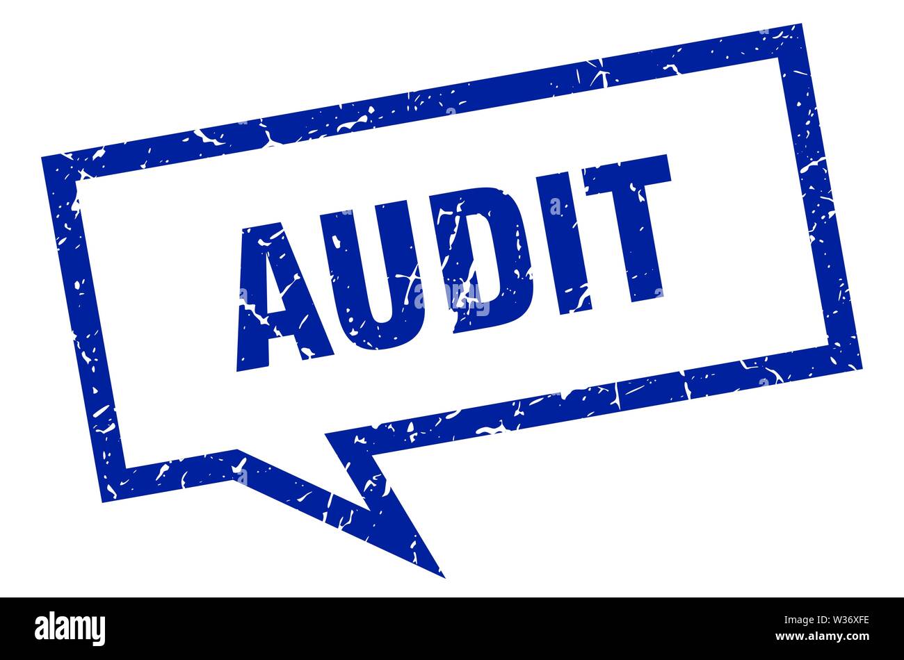 audit sign. audit square speech bubble. audit Stock Vector Image & Art ...