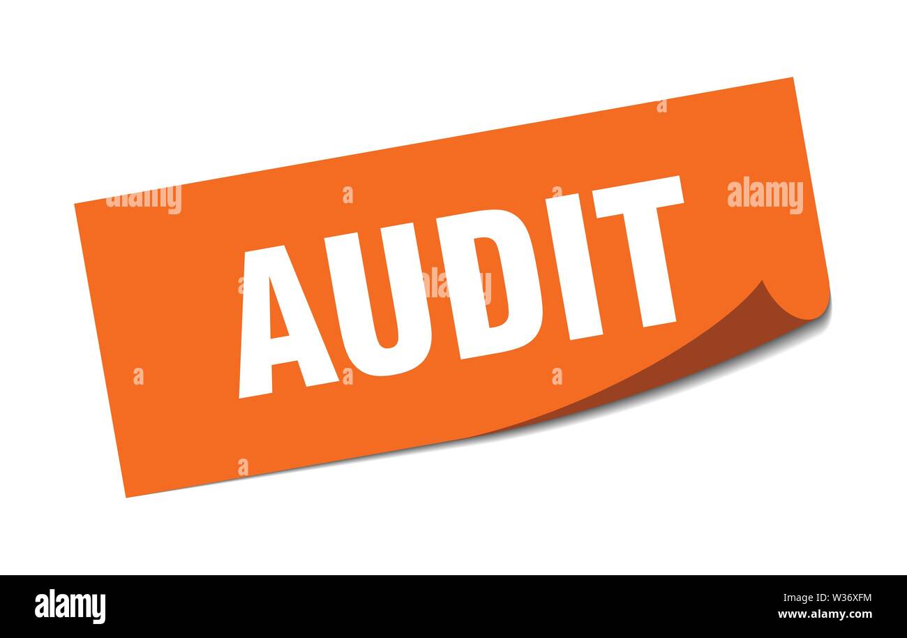 audit sticker. audit square isolated sign. audit Stock Vector Image ...