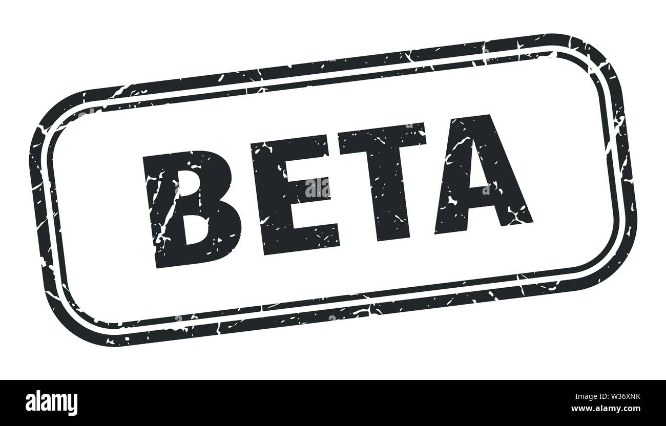 beta stamp. beta square grunge sign. beta Stock Vector Image & Art - Alamy