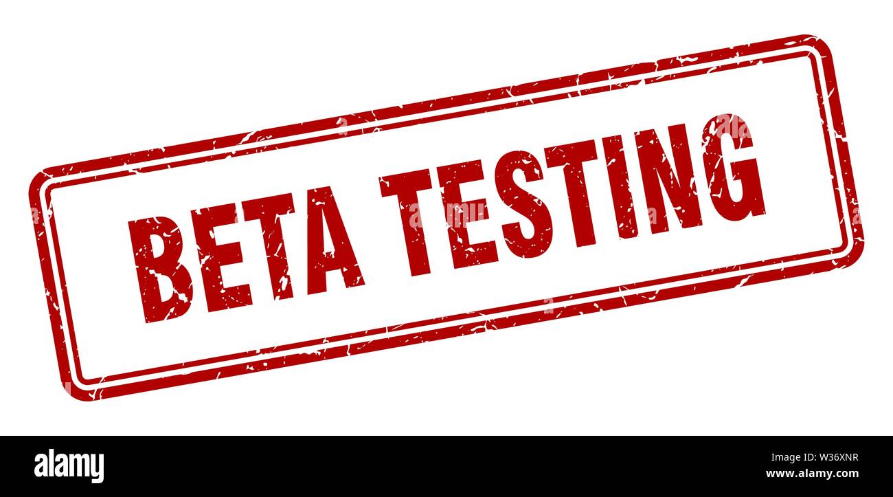 Beta testing stamp hi-res stock photography and images - Alamy