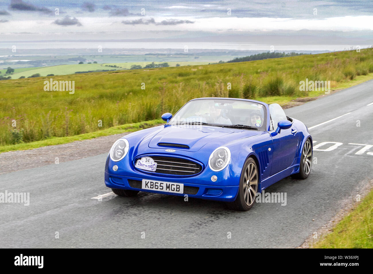 2015 blue Healy Enigma convertible; Lancashire Automobile Club Coast to ...