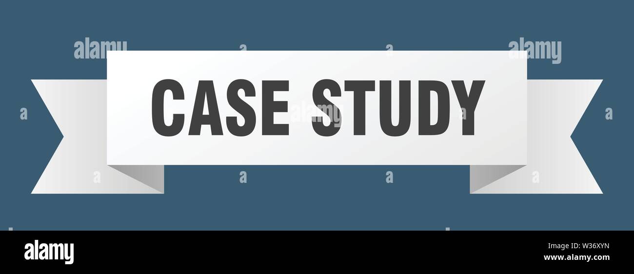 case study ribbon. case study isolated sign. case study banner Stock ...