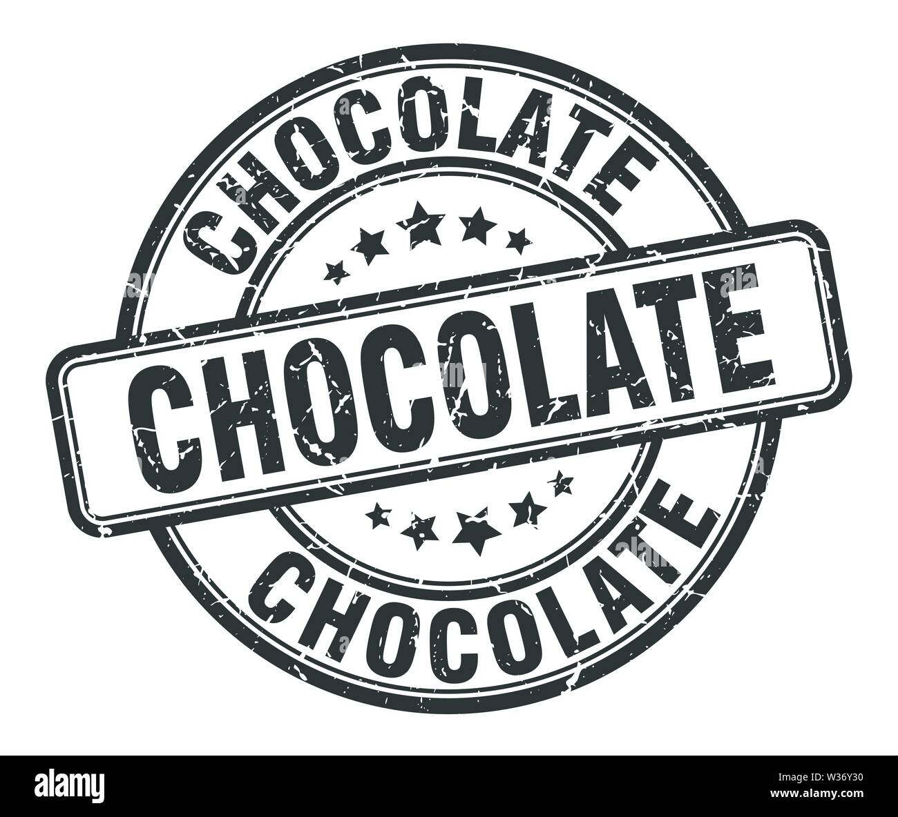 chocolate stamp. chocolate round grunge sign. chocolate Stock Vector ...