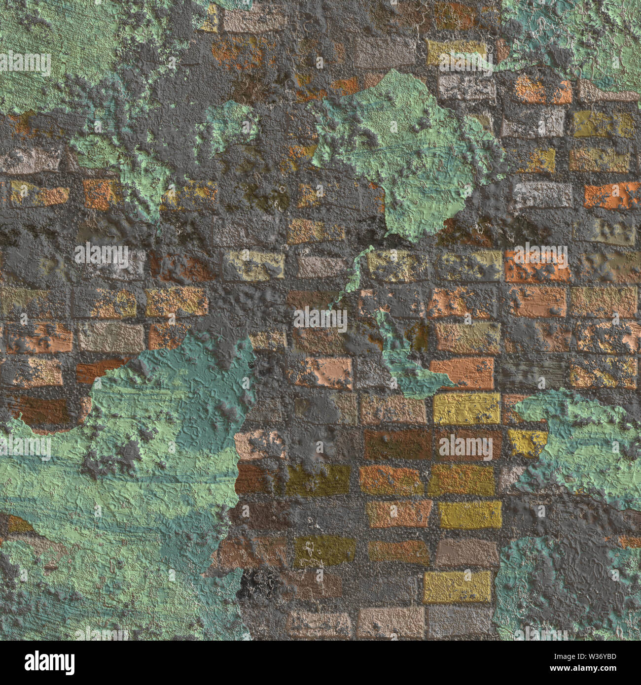 Old Brick Wall Seamless Texture or Background illustration Stock Photo ...