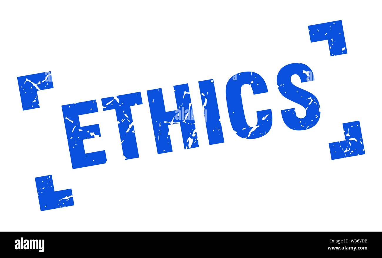 ethics stamp. ethics square grunge sign. ethics Stock Vector Image ...