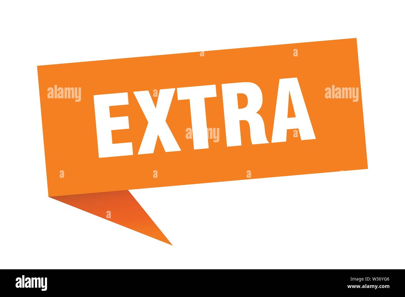 extra speech bubble. extra sign. extra banner Stock Vector Image & Art ...