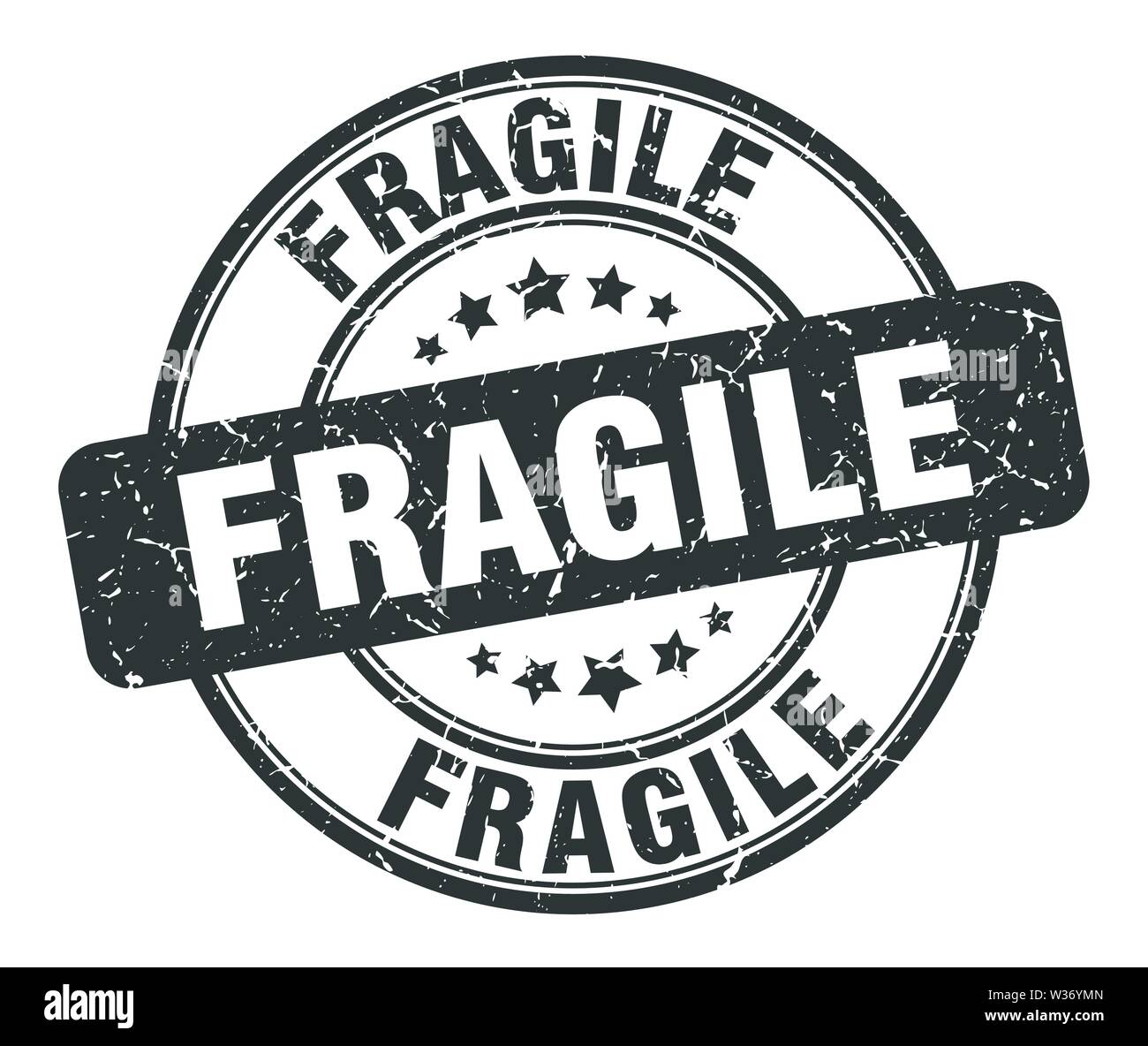 fragile stamp. fragile round grunge sign. fragile Stock Vector Image & Art - Alamy