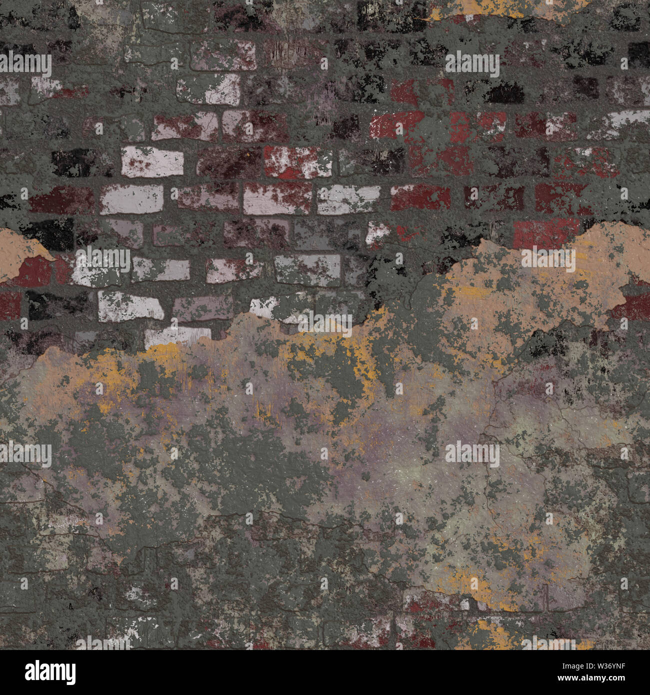 Old Brick Wall Seamless Texture or Background illustration Stock Photo ...