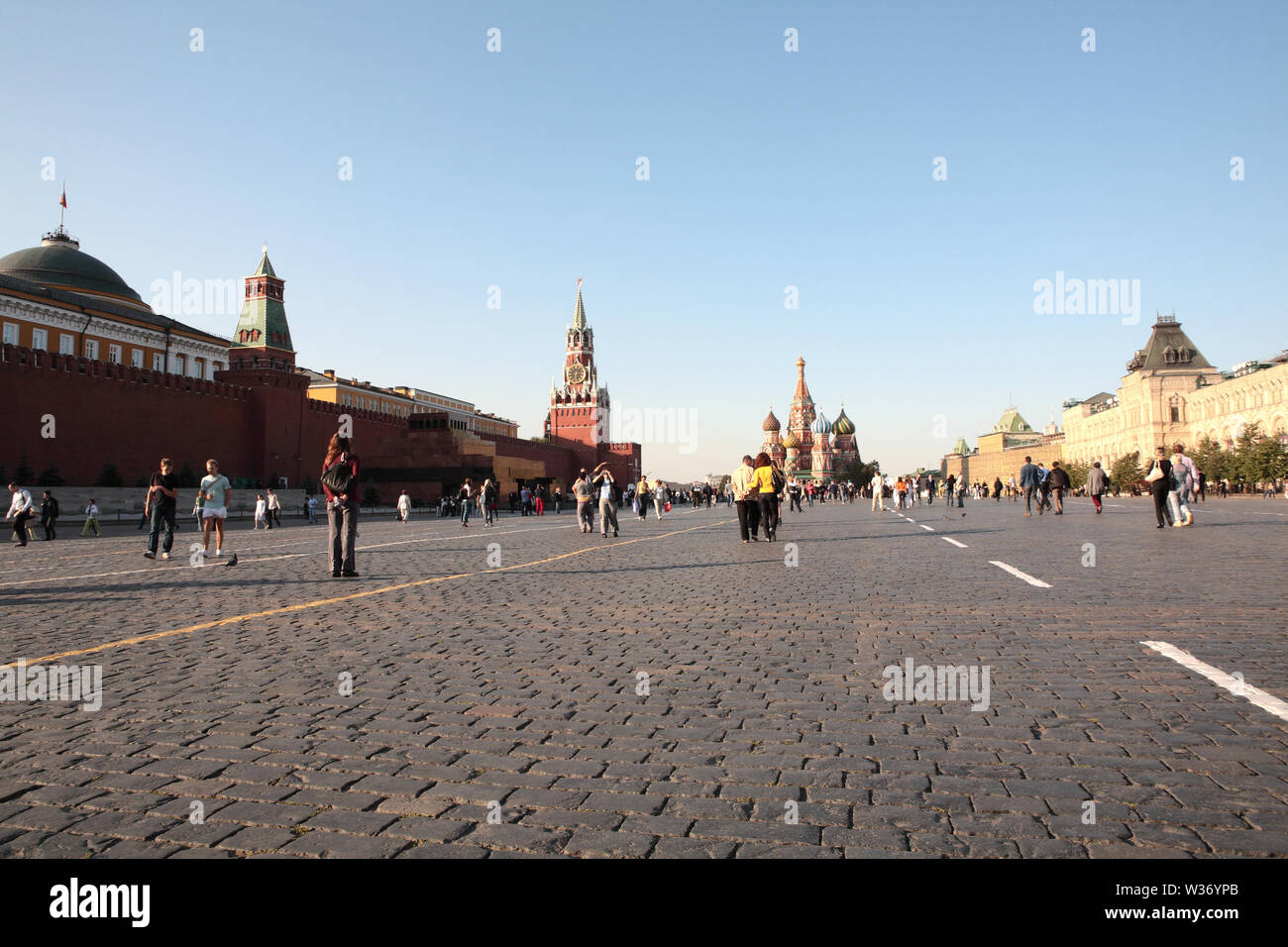 red square in Moscow city center Stock Photo - Alamy