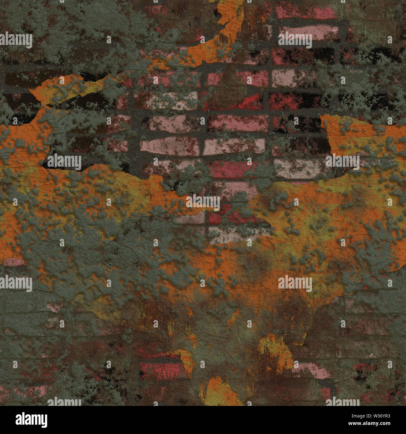 Old Brick Wall Seamless Texture or Background illustration Stock Photo ...