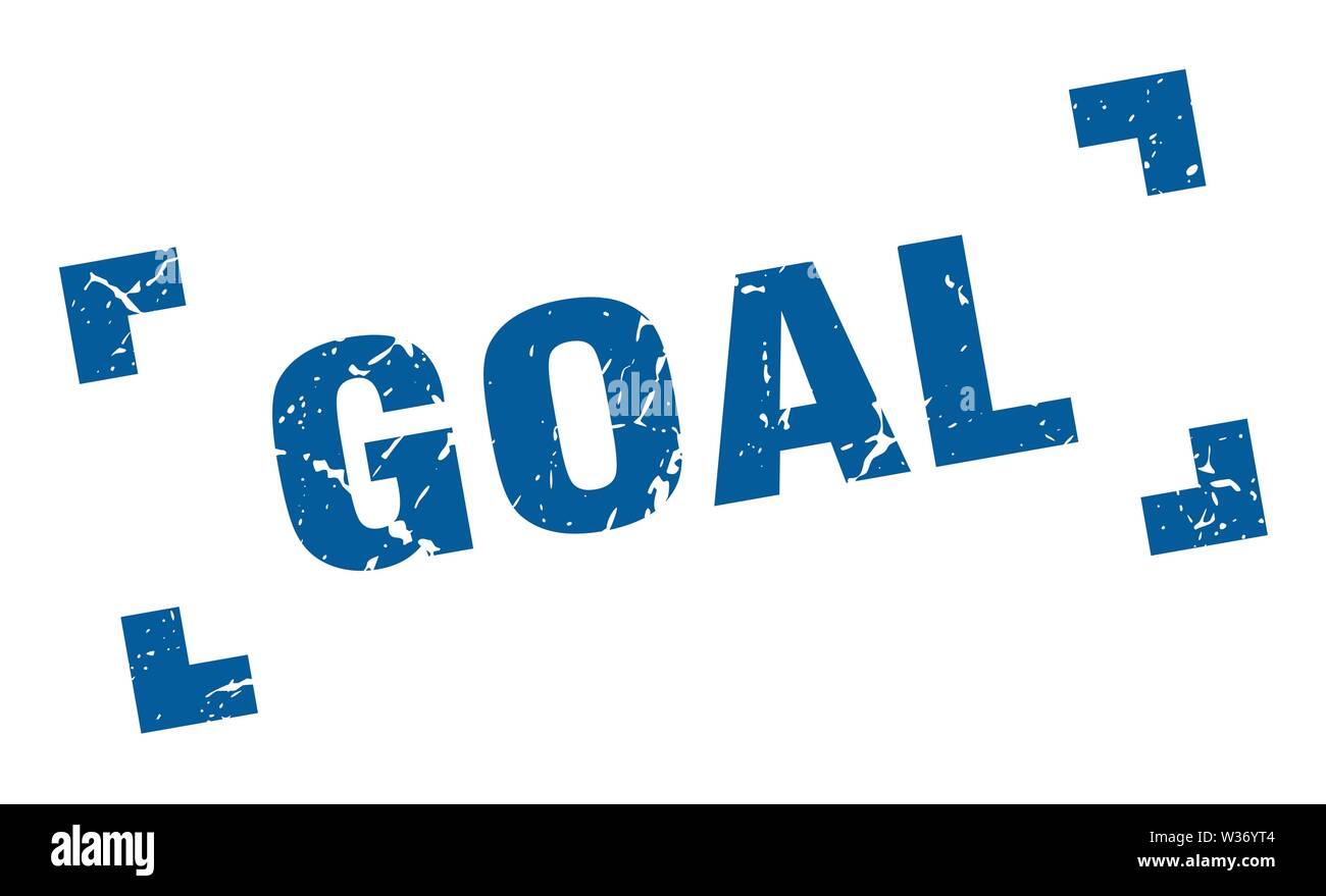 goal stamp. goal square grunge sign. goal Stock Vector Image & Art - Alamy
