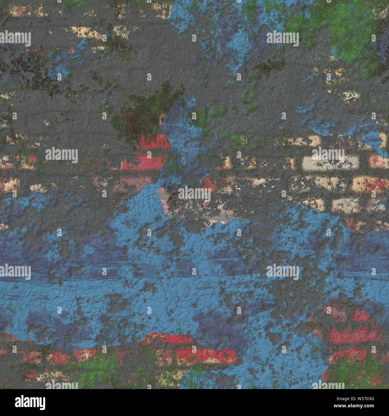 Old Brick Wall Seamless Texture or Background illustration Stock Photo ...