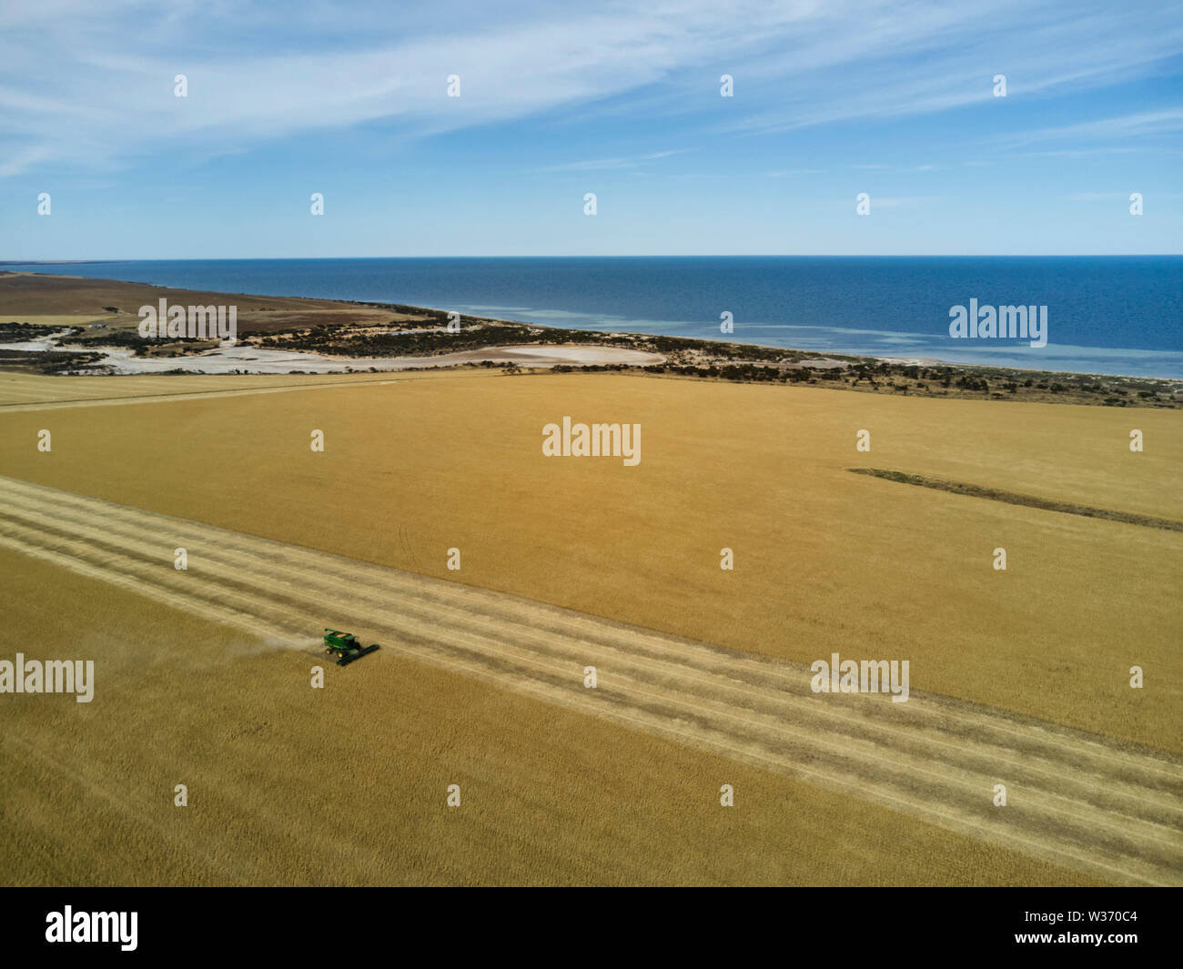 Australian Wheat Harvest High Resolution Stock Photography and Images ...