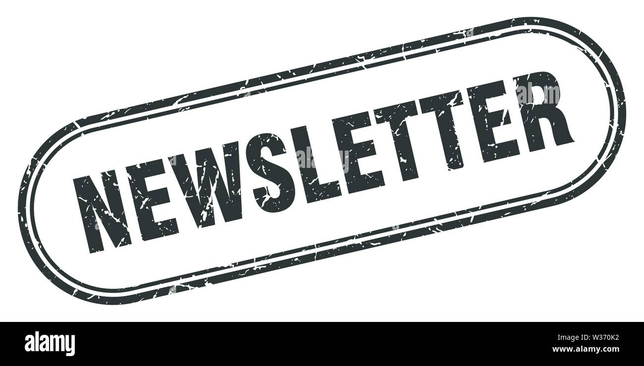 newsletter stamp. newsletter square grunge sign. newsletter Stock ...