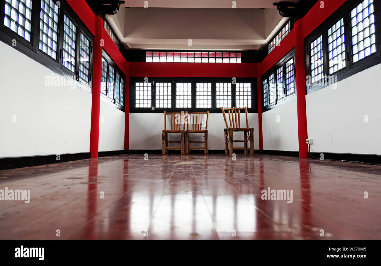 Ancient Chinese Architecture Interior Window High Resolution Stock ...