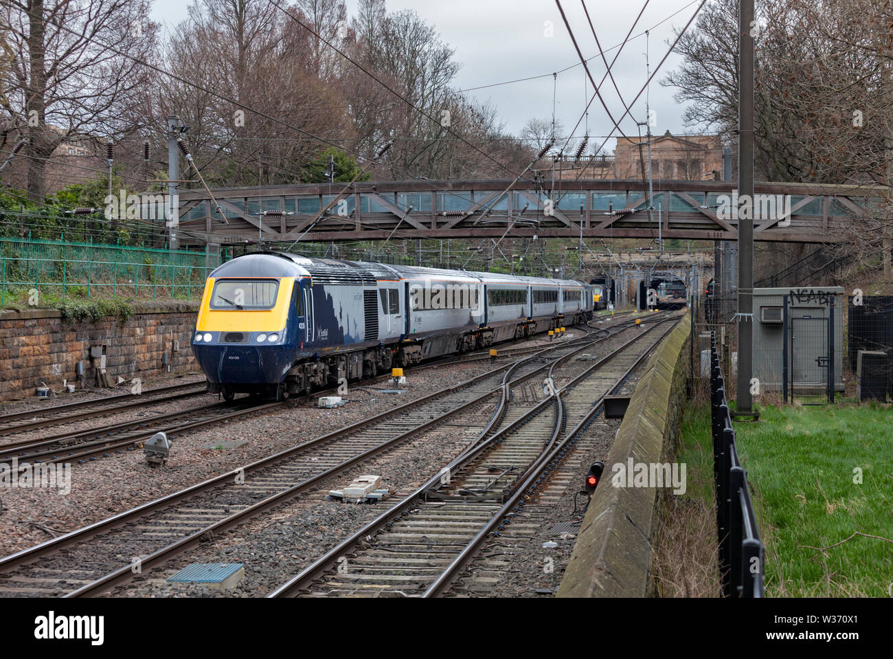 20/03/2019 Princes Street gardens, Edinburgh Scotrail Inter7city high ...