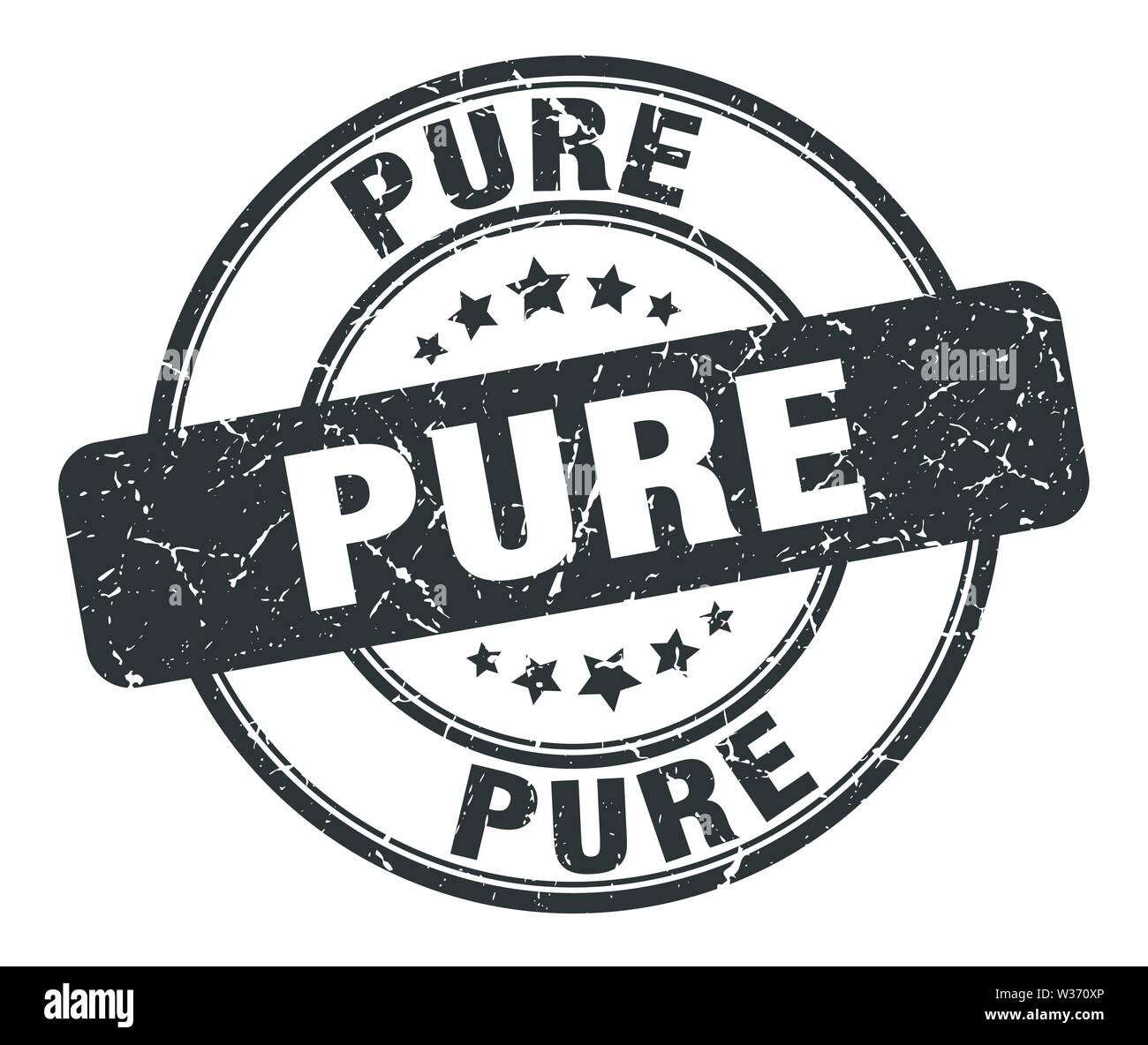 Pure stamp sign seal Black and White Stock Photos & Images - Alamy