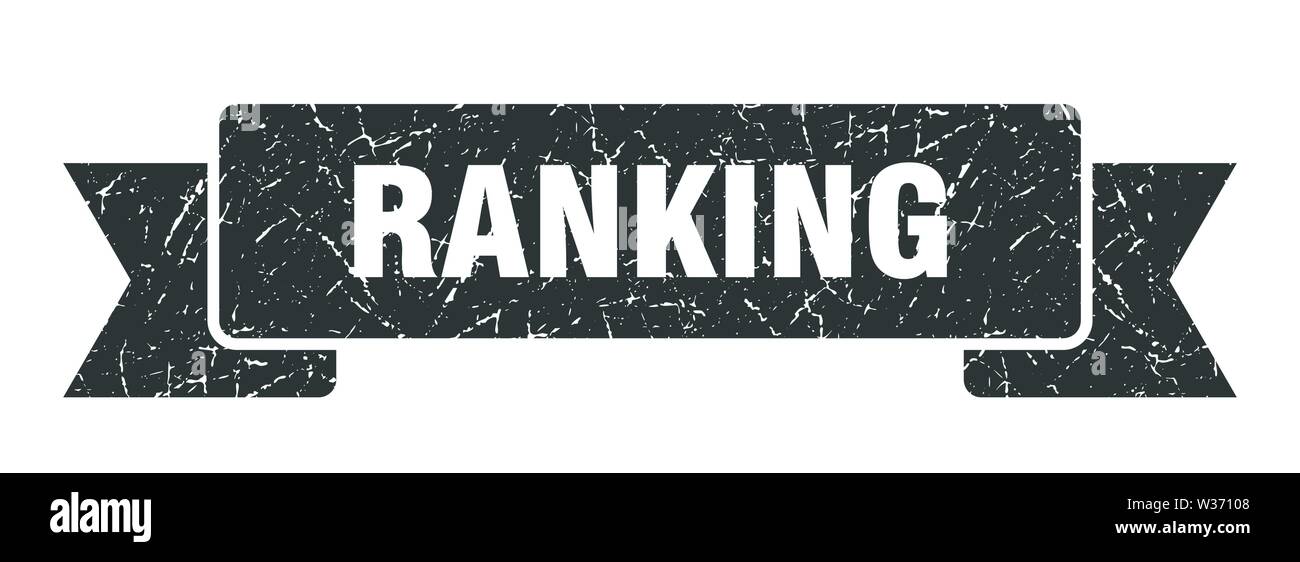 ranking grunge ribbon. ranking sign. ranking banner Stock Vector Image ...
