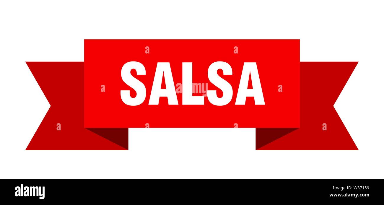salsa ribbon. salsa isolated sign. salsa banner Stock Vector Image ...