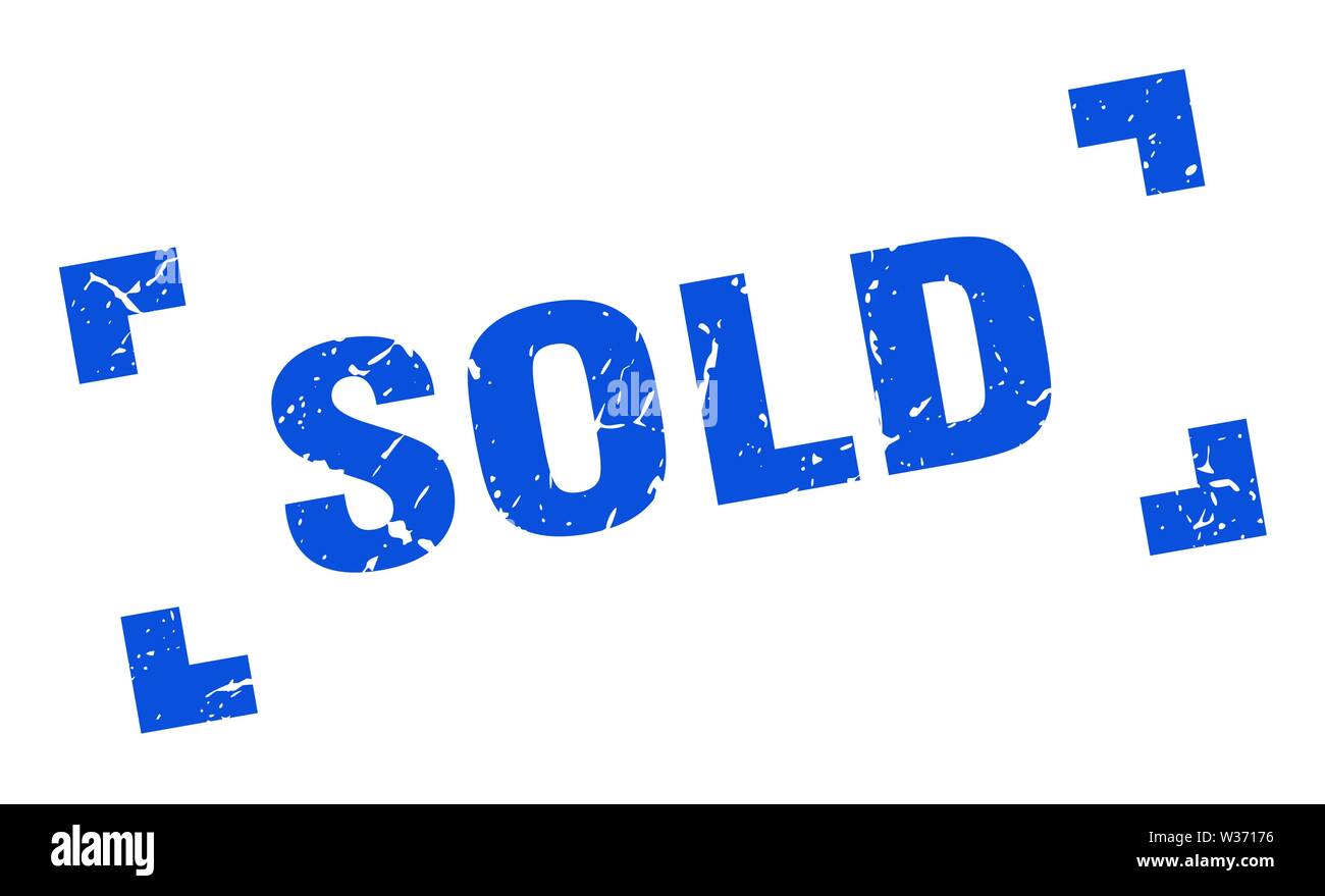 sold stamp. sold square grunge sign. sold Stock Vector Image & Art - Alamy