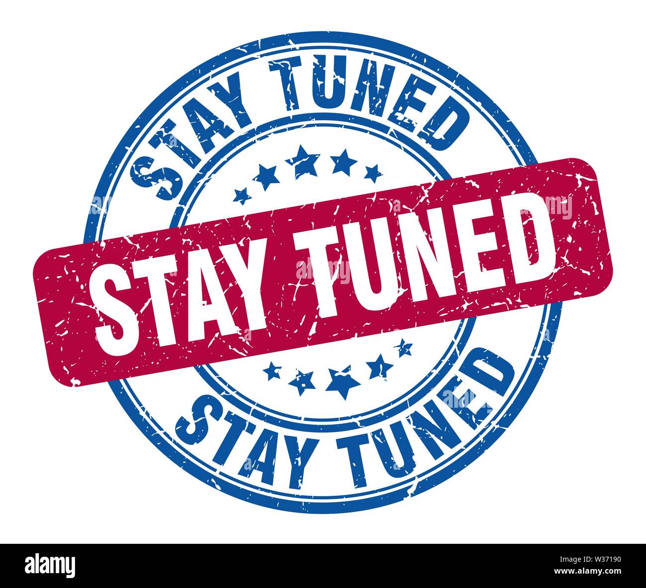 stay tuned stamp. stay tuned round grunge sign. stay tuned Stock Vector ...