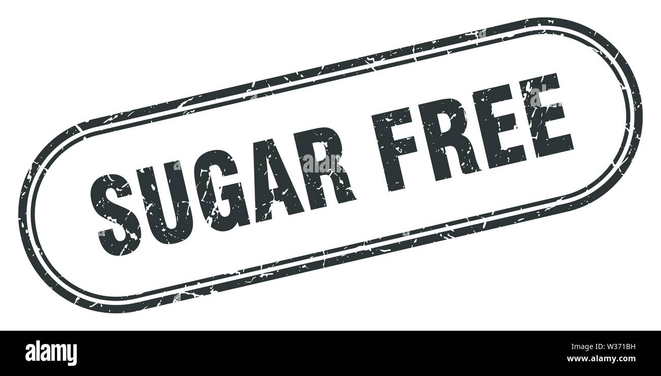 sugar free stamp. sugar free square grunge sign. sugar free Stock ...