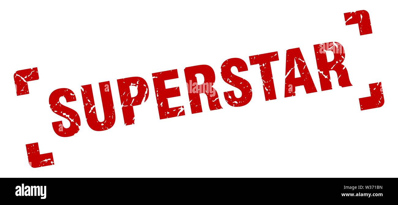 superstar stamp. superstar square grunge sign. superstar Stock Vector ...