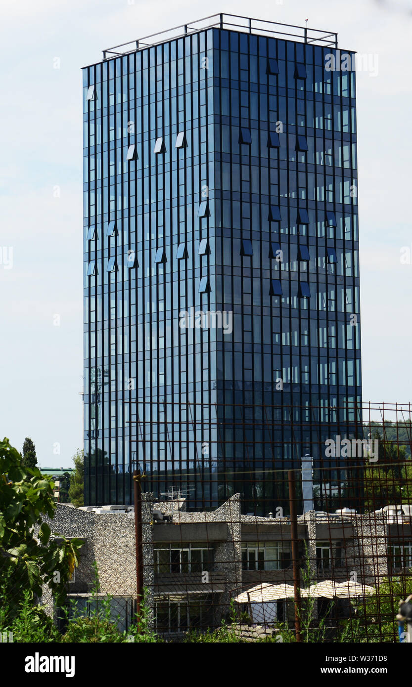 Modern buildings in Podgorica, Montenegro Stock Photo - Alamy