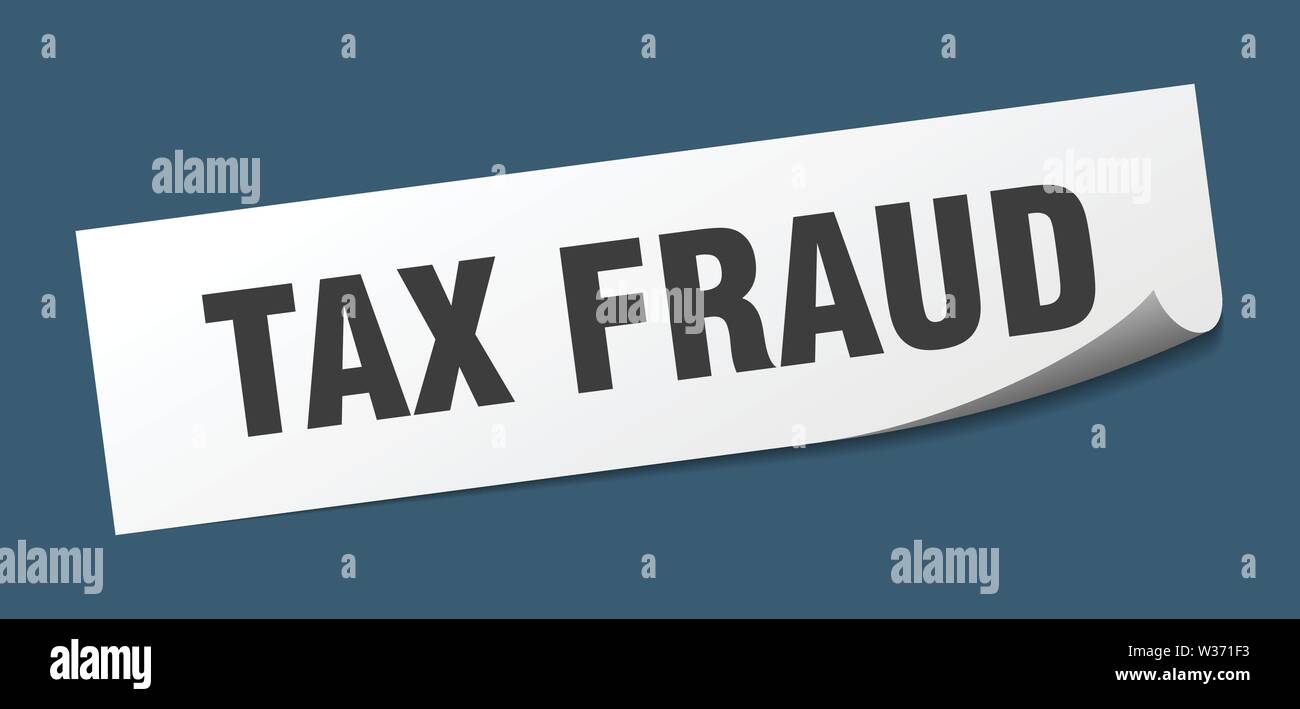 Tax fraud sign square Stock Vector Images - Alamy