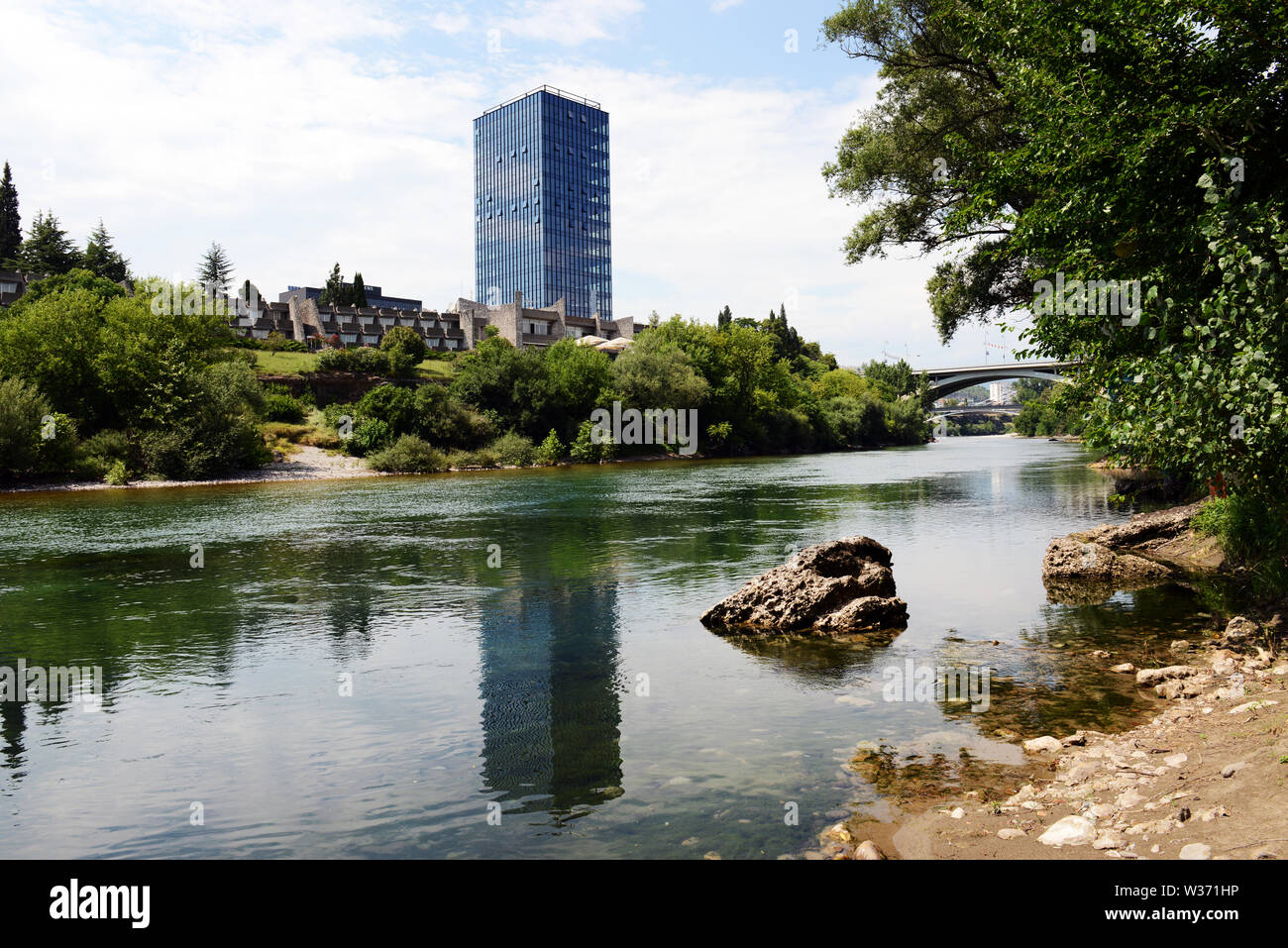 Modern buildings in Podgorica, Montenegro Stock Photo - Alamy