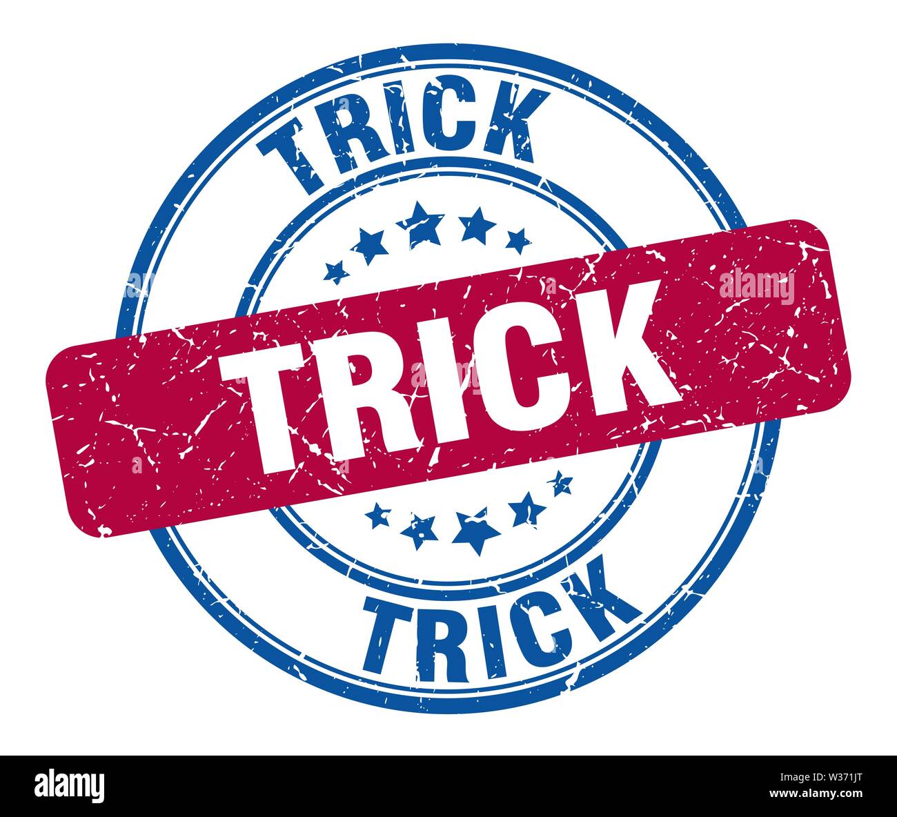 Trick blue round grunge hi-res stock photography and images - Alamy