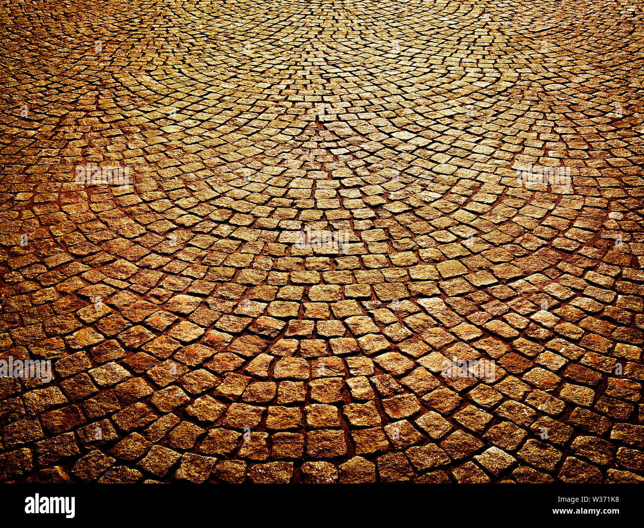 pavement of concrete pavement tiles patterned Stock Photo - Alamy