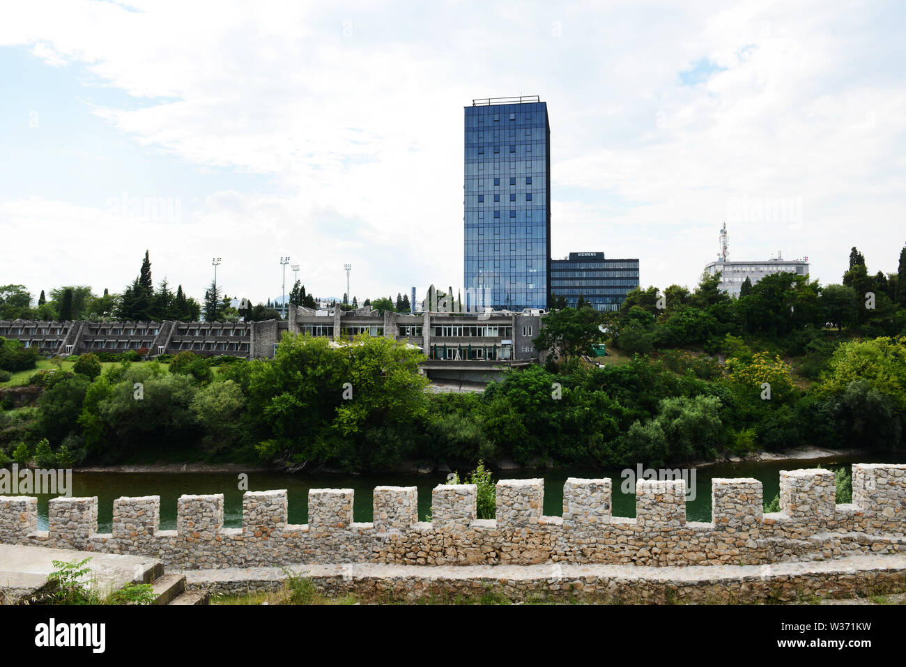 Modern buildings in Podgorica, Montenegro Stock Photo - Alamy