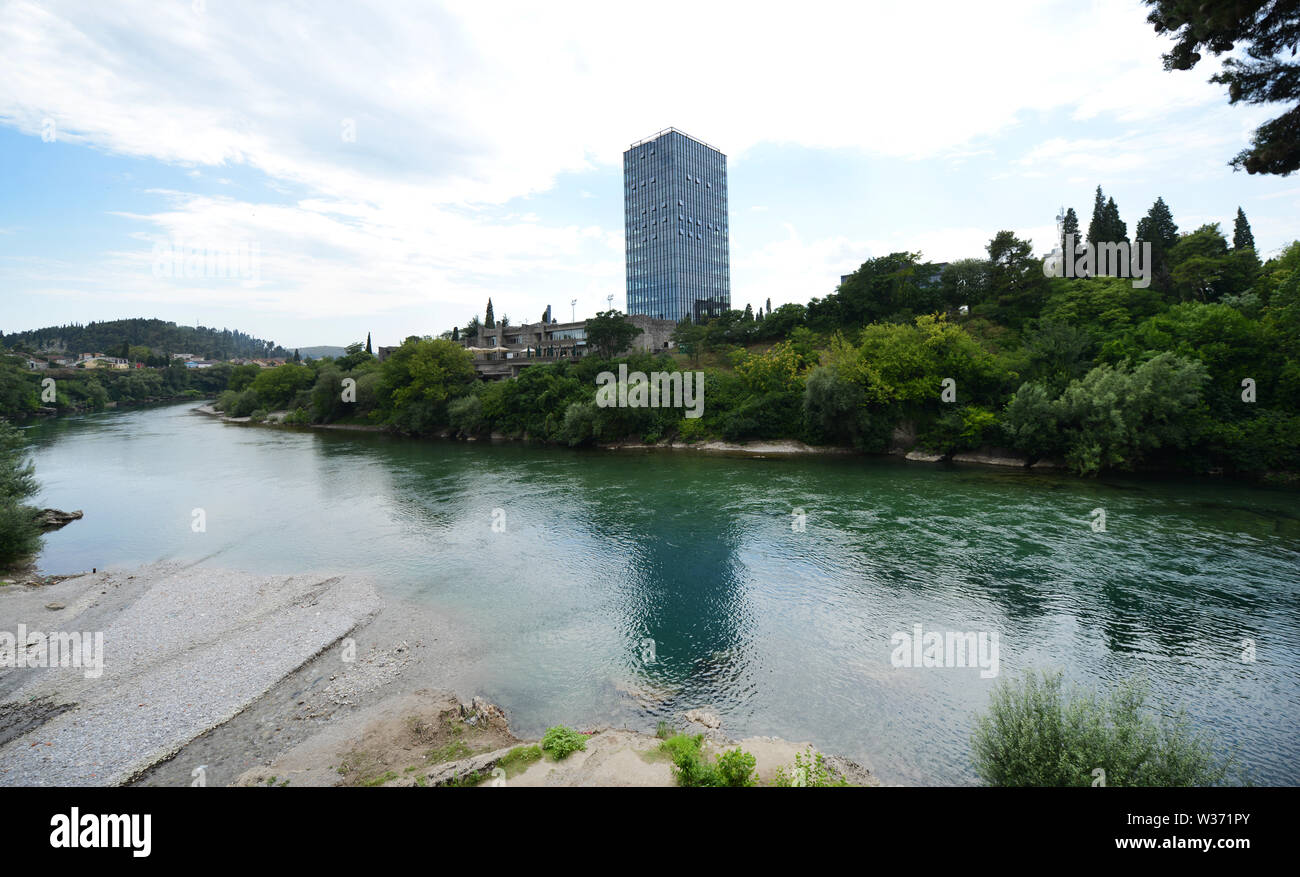 Modern buildings in Podgorica, Montenegro Stock Photo - Alamy