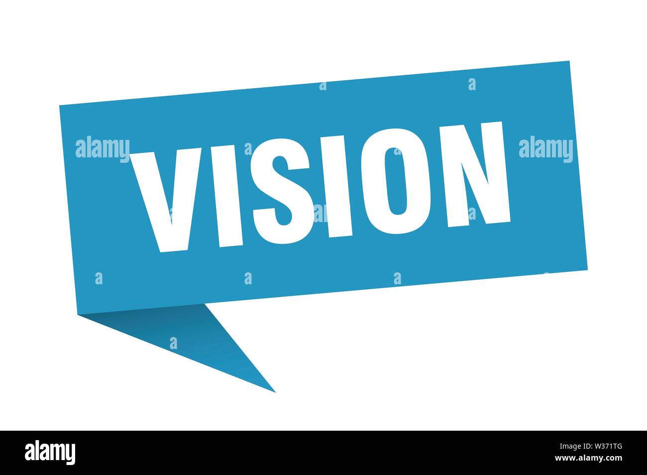 vision speech bubble. vision sign. vision banner Stock Vector Image ...