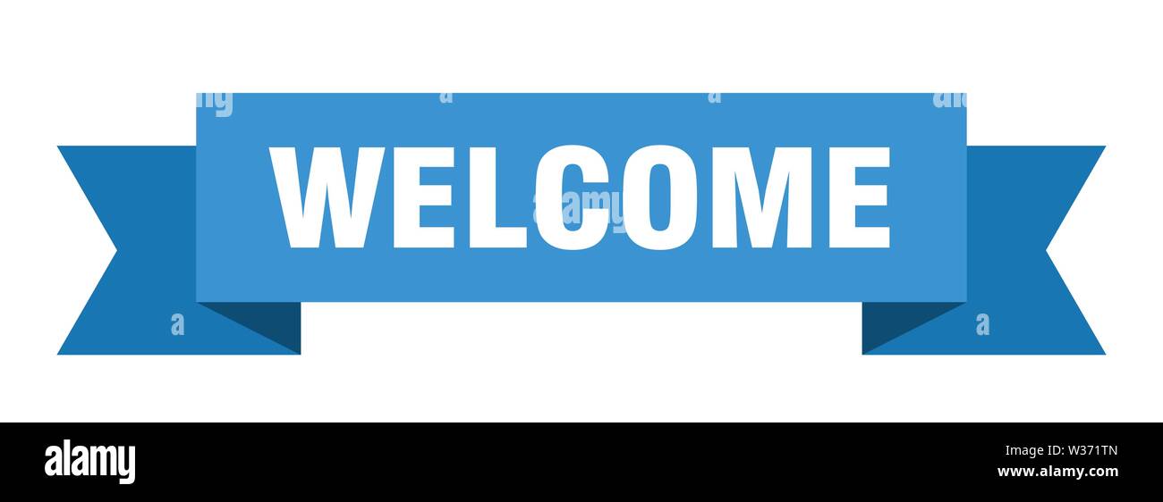 welcome ribbon. welcome isolated sign. welcome banner Stock Vector ...