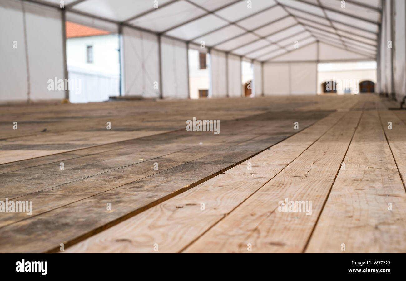 Inside big tent hi-res stock photography and images - Alamy