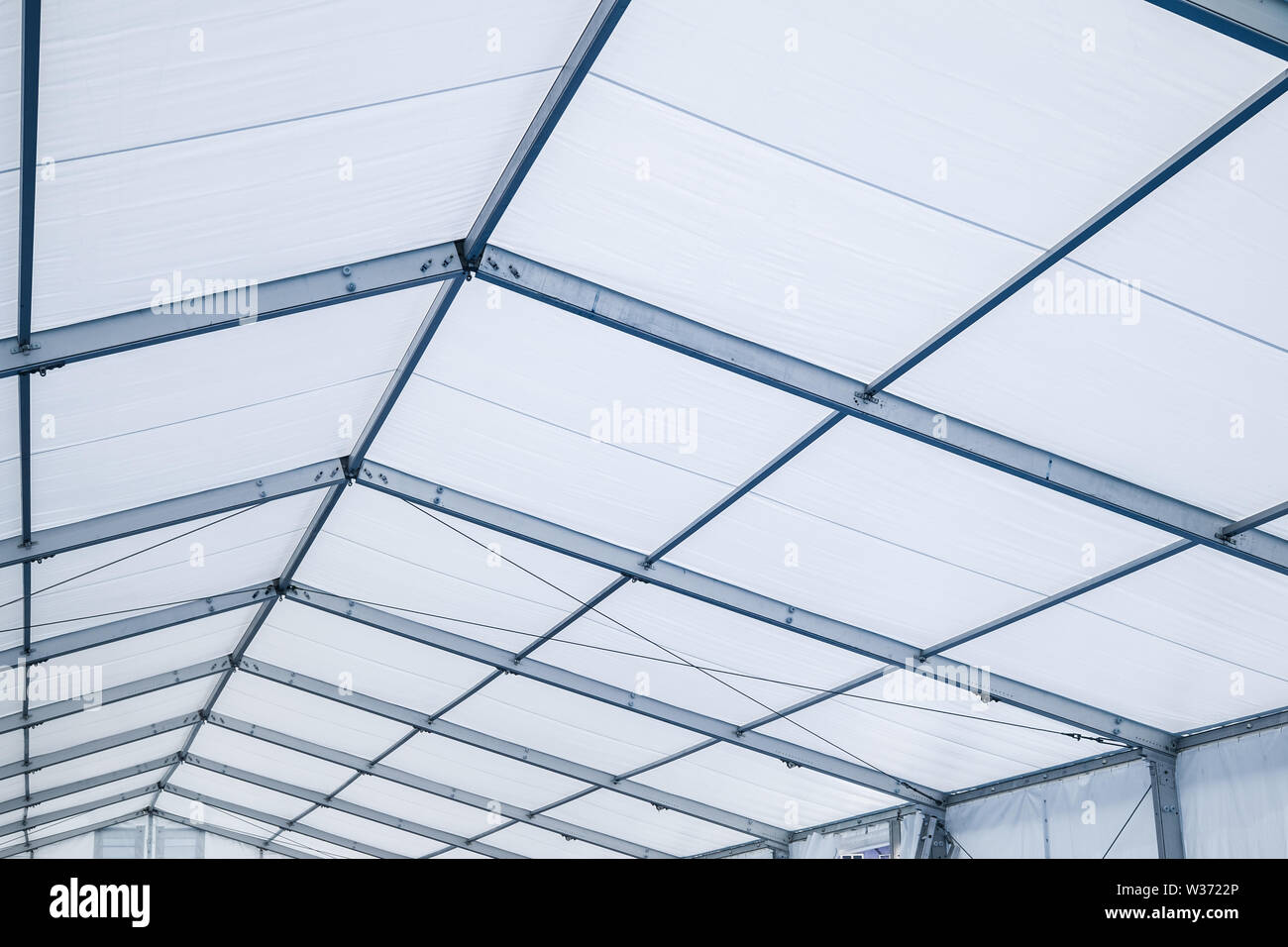 Inside big canvas tent hi-res stock photography and images - Alamy