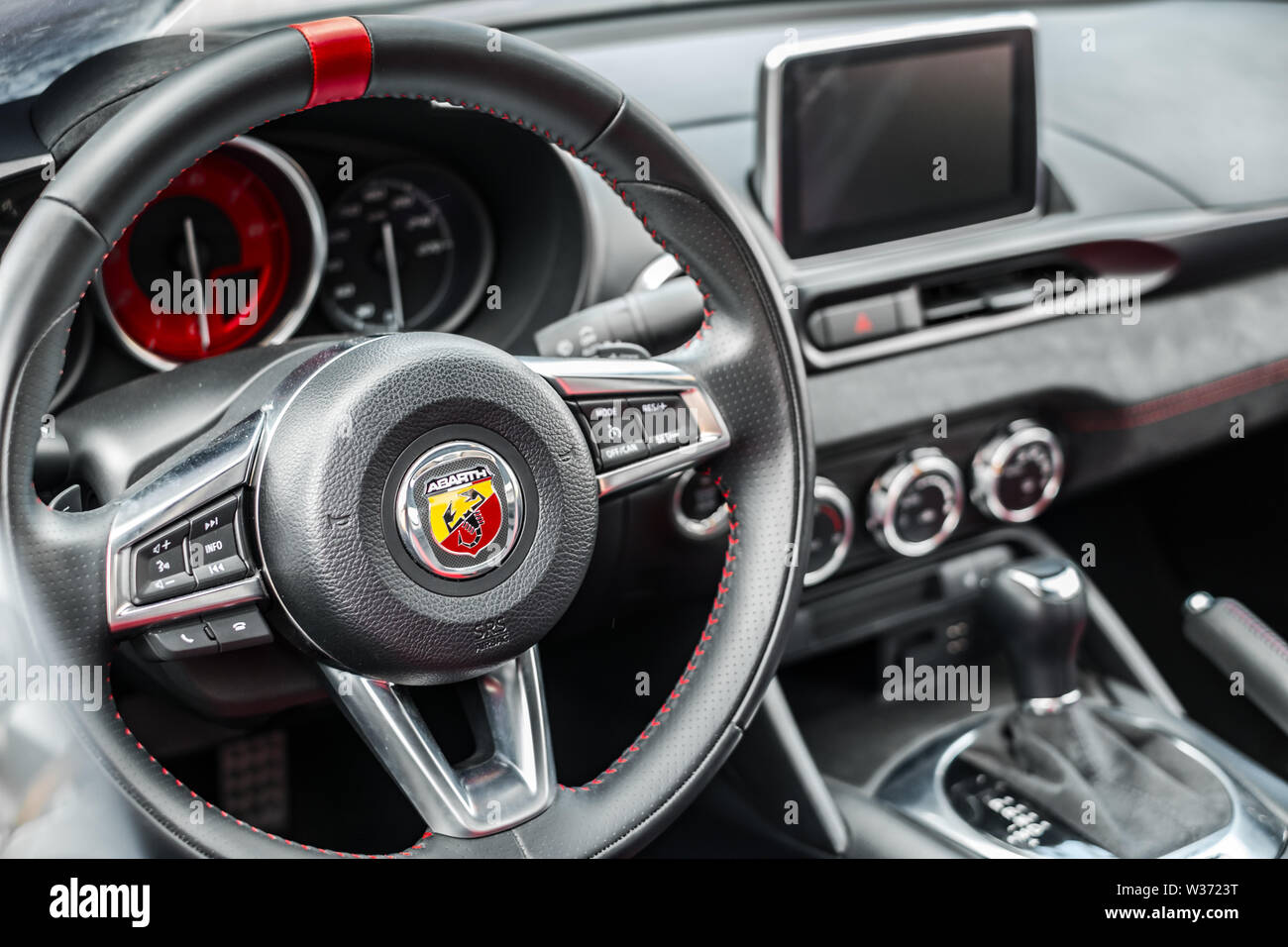 Modern cars use computer control hi-res stock photography and images ...