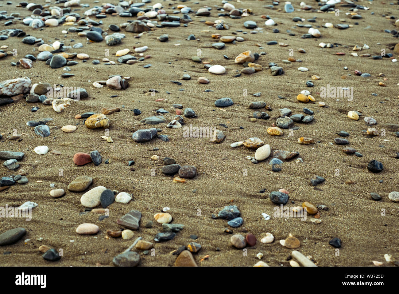 Stones on the beach Stock Photo - Alamy
