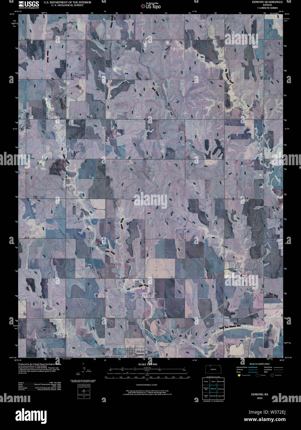 Edmond map hi-res stock photography and images - Alamy