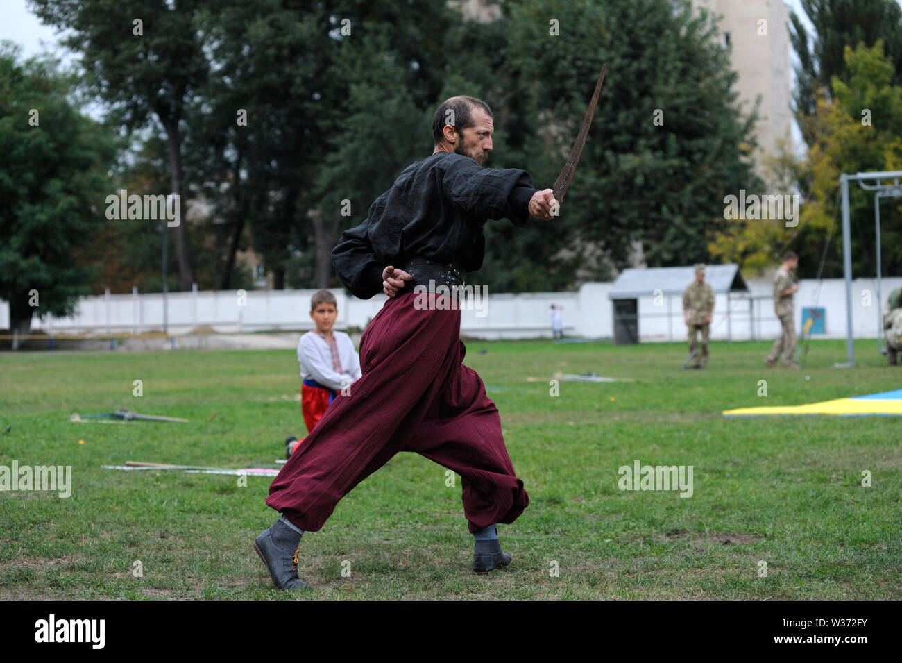 Saber exercises hi-res stock photography and images - Alamy