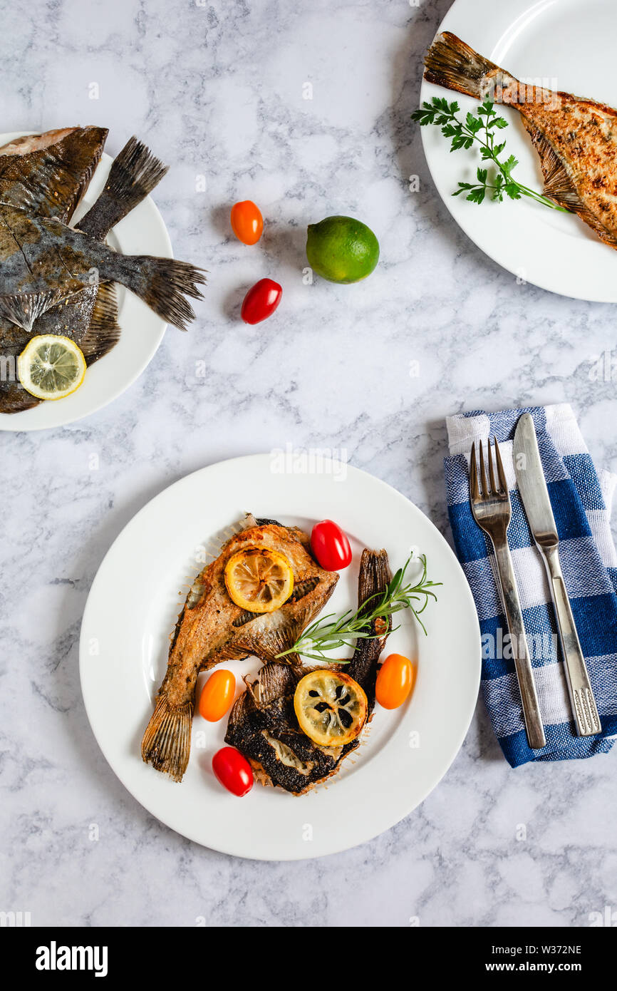 Flounder meat hi-res stock photography and images - Alamy