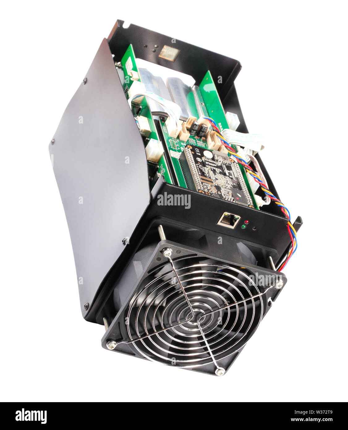 electronic device isolated on white background Stock Photo - Alamy