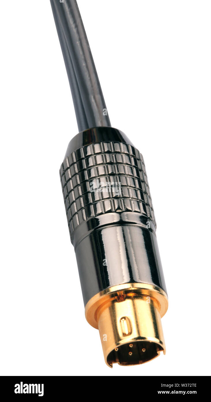 Male Plug Connector Isolated Stock Photo - Alamy