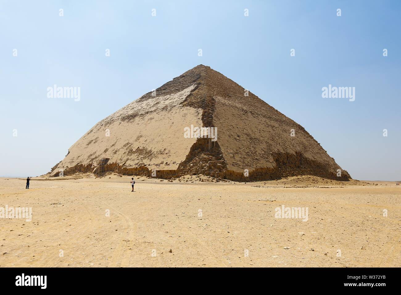 Dahshur, Egypt. 12th July, 2019. A general view for the newly restored ...